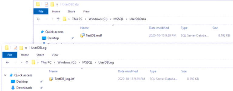 SQL Server Move Database Files Step By Step - Knowledge Base